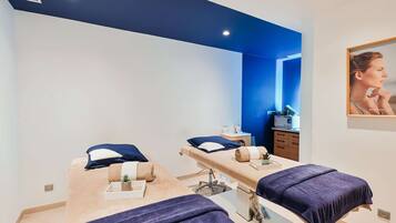 Sala(s) para tratamentos a casais, sauna, banheira de hidromassagem