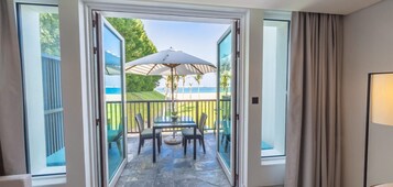 Vista para a praia ou o mar