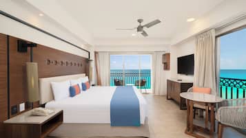 Panoramic room, Balcony Double Ocean View | Minibar com produtos grátis, cofre no quarto, secretária