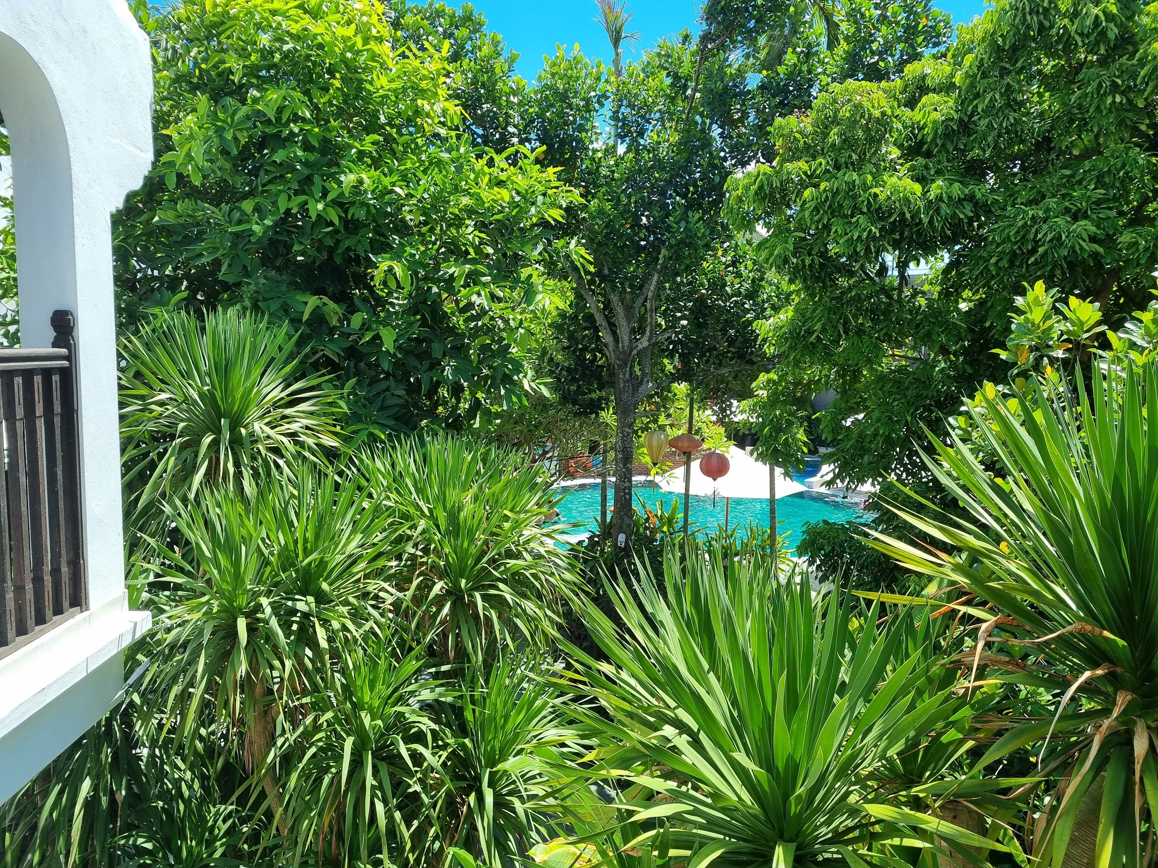 Quarto Deluxe, vista para a piscina | Terraço/pátio interior