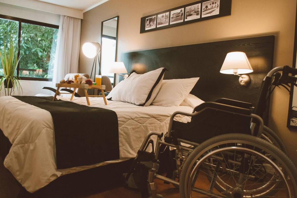 Quarto Standard, 1 quarto, acessível | Cofre com capacidade para portátil