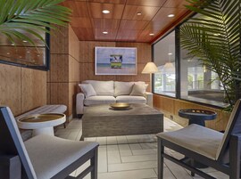 Sala de estar do lobby