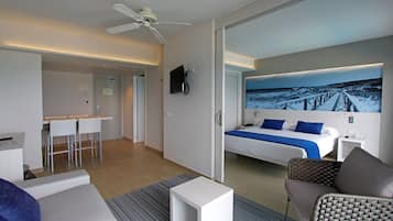 Apartamento Standard, kitchenette (2 adults + 1 child) | 1 quarto, secretária, cortinas/cortinados opacos, Wi-fi grátis