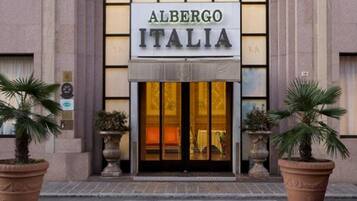 Entrada do alojamento