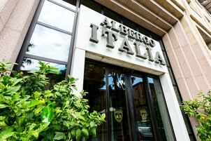 Entrada do alojamento