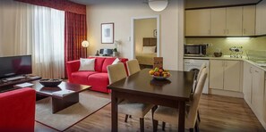 Ambassador suite  | Cozinha privada | Geladeira, micro-ondas, lava-louças, cafeteira/chaleira