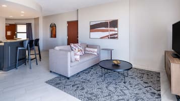 Suite Presidencial, 1 cama king-size | 1 quarto, cofre no quarto, secretária, ferro/tábua de engomar