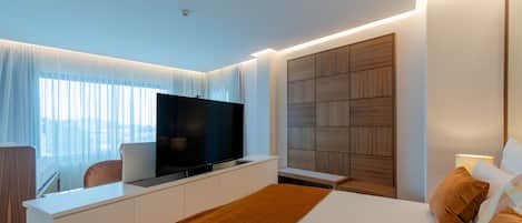 Suite Presidencial | Cortinas/cortinados opacos, quartos insonorizados