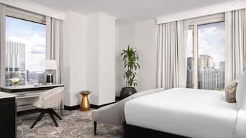 Suíte real, 1 cama King | 1 quarto, roupas de cama de algodão egípcio, roupas de cama premium