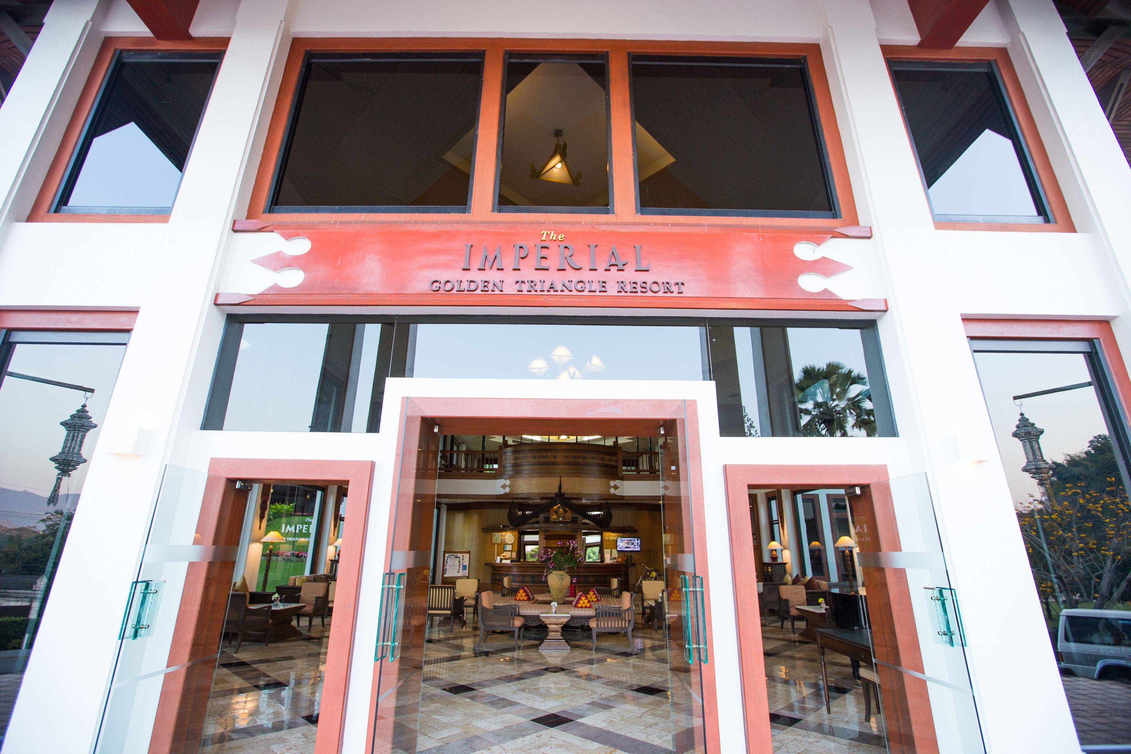 Entrada do alojamento