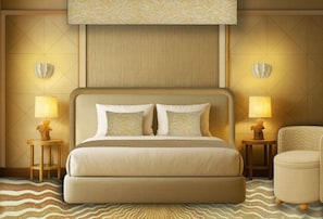 Quarto luxo, 1 cama de casal | Frigobar, cofres nos quartos, quartos à prova de som