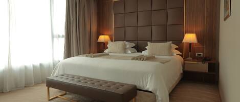 Suíte com design assinado | 1 quarto, roupas de cama de algodão egípcio, roupas de cama premium