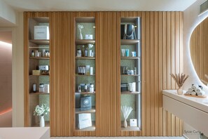 Salas para tratamentos a dois, tratamentos corporais, bandagem corporal