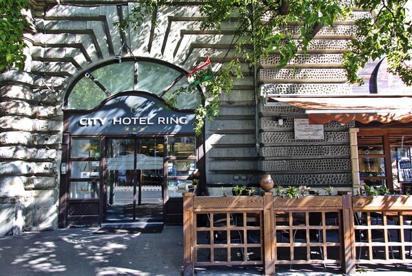 Entrada do alojamento