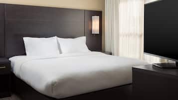 1 quarto, roupas de cama premium, cofres nos quartos, escrivaninha