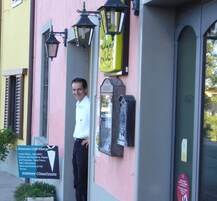 Entrada do alojamento