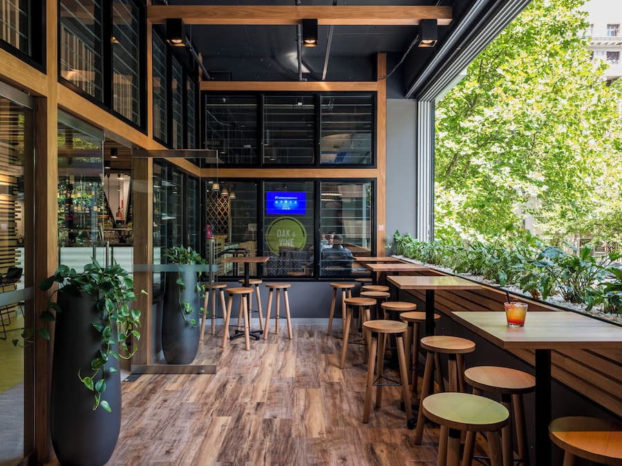 Café da manhã com buffet todos os dias mediante uma taxa