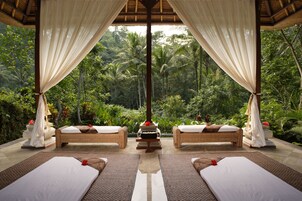 Sala(s) para tratamentos a casais, sauna, banheira de hidromassagem 