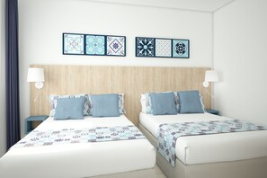 Apartamento Standard, 2 quartos, varanda | Berços/camas para crianças, Wi-fi grátis, roupa de cama fornecida 