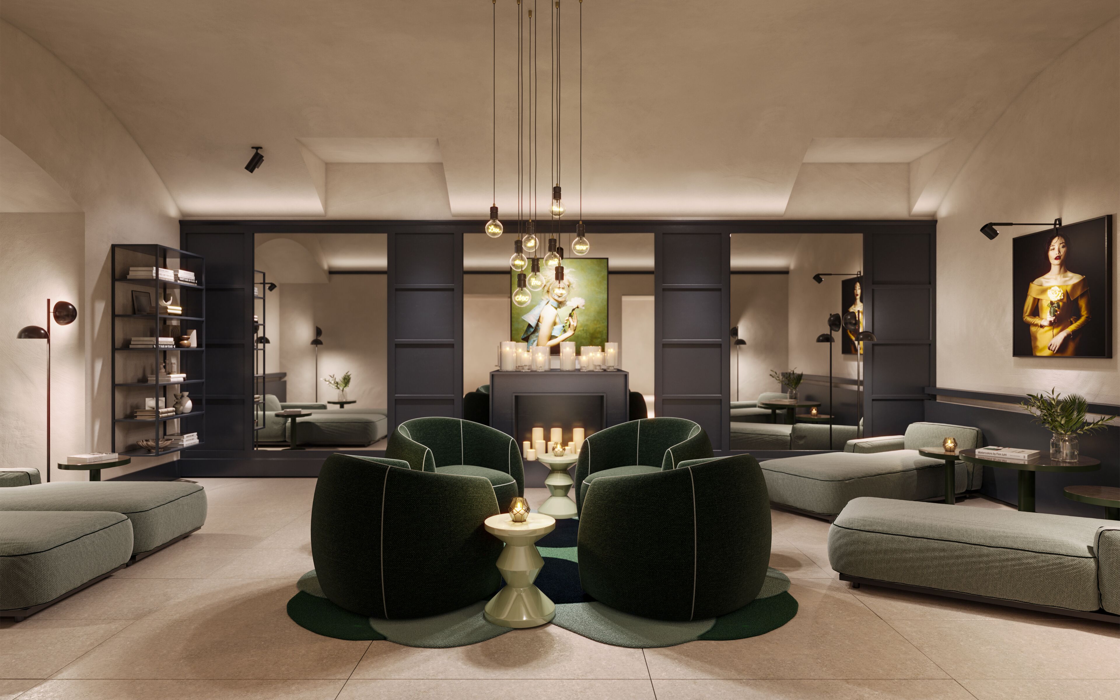 Tratamentos corporais, massagens com pedras quentes