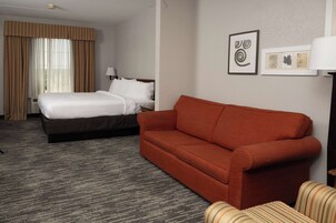 Suite-Estúdio, 1 cama king-size e sofá-cama, não fumadores | Lençóis de algodão egípcio, roupa de alta qualidade, cofre no quarto 
