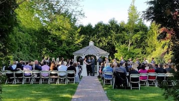Área externa para casamento