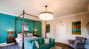 Suíte superluxo, para não fumantes, vista para o jardim | Roupas de cama antialérgicas, individualmente decorados