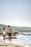 Perto da praia, autocarro para a praia