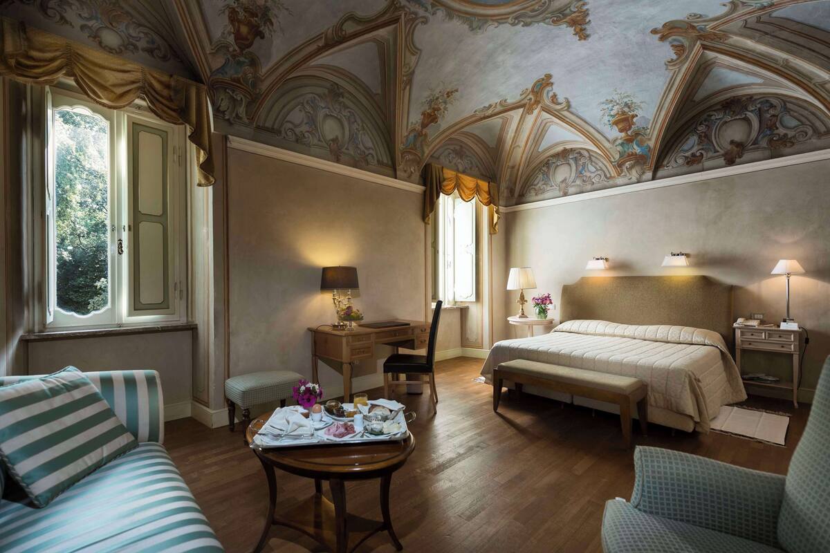 Historic Donini Junior Suite | Roupas de cama premium, frigobar (abastecido com itens grátis)