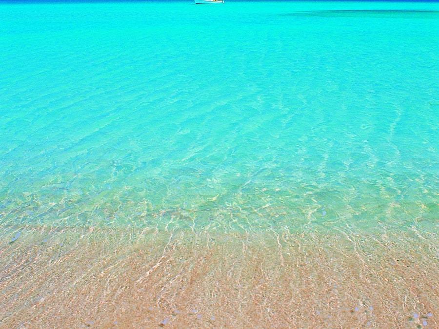Uma praia privada nas proximidades