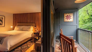 Quarto (Serenity Glen) | Roupas de cama premium, frigobar, escrivaninha