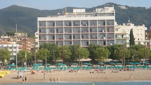 Na praia
