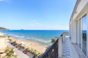Suíte executiva, terraço, vista para o mar | Vista da sacada