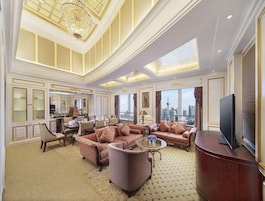 Suite Presidencial | Roupa de alta qualidade, minibar, cofre no quarto, secretária 