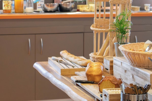 Café da manhã, almoço e jantar