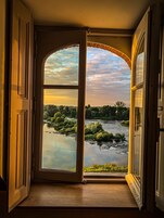 Quarto Duplo Premium | Cofre no quarto, secretária, cortinas/cortinados opacos 