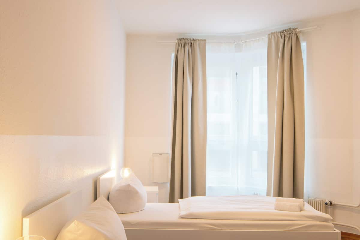 Apartamento conforto, 3 quartos | Roupas de cama antialérgicas, cortinas blackout, quartos à prova de som