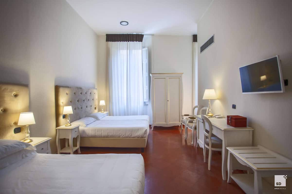 1 quarto, camas de colchão viscoelástico, minibar, cofre no quarto