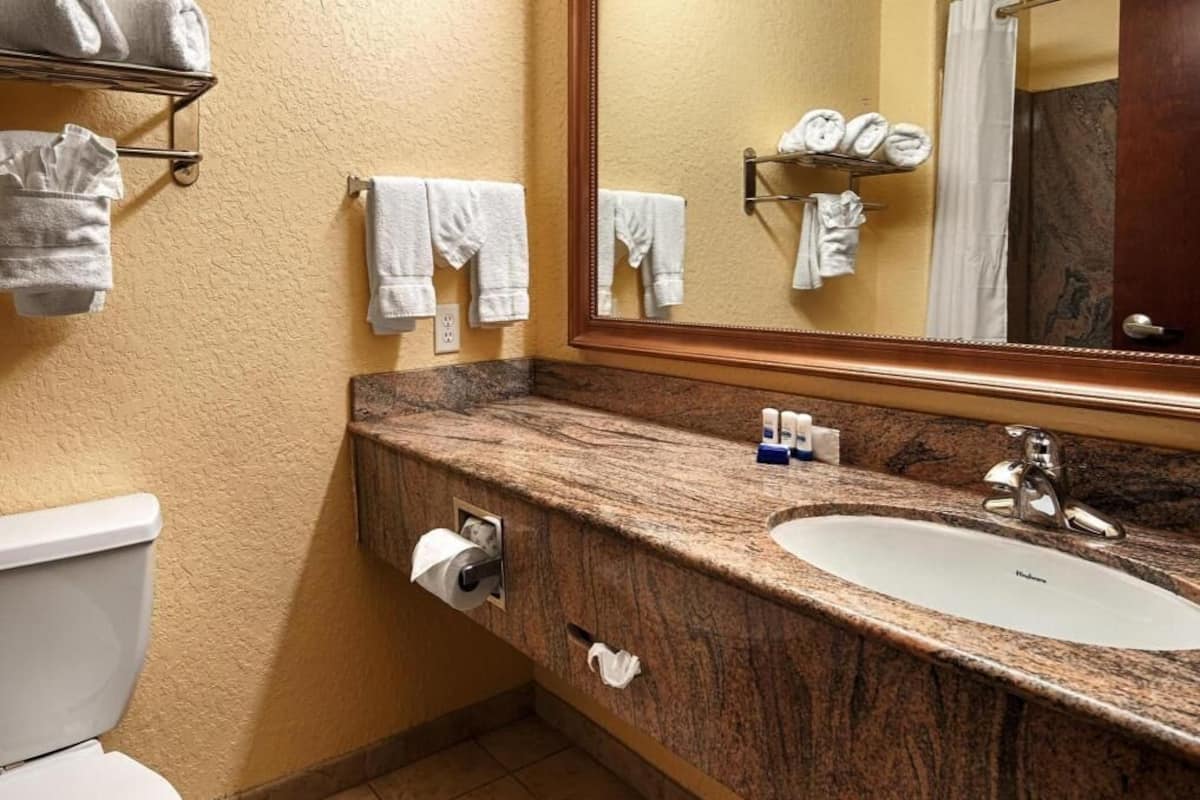 Banheiro | Chuveiro/banheira combinados, produtos de toalete grátis