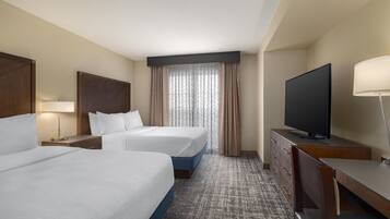 Quarto Duplo com Duas Camas Não Fumadores | 1 quarto, cofre no quarto, secretária