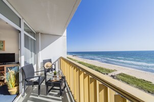 Vista para a praia ou o mar