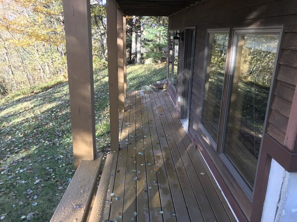 Suíte premium, várias camas | Sacada