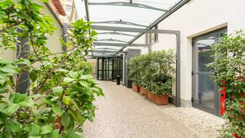 Entrada do alojamento