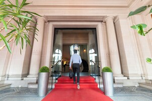 Entrada do alojamento