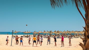 Praia particular, areia branca