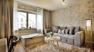Quarto família | Roupas de cama antialérgicas, frigobar, cofres nos quartos