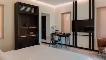 1 quarto, secretária, cortinas/cortinados opacos, quartos insonorizados