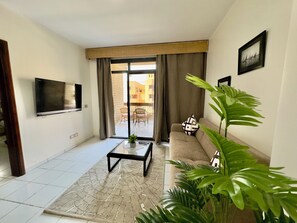 Suite Executiva, 1 cama queen-size e sofá-cama | Cortinas/cortinados opacos, berços/camas para crianças grátis 