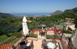 Terraço no piso superior