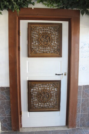 Entrada do alojamento